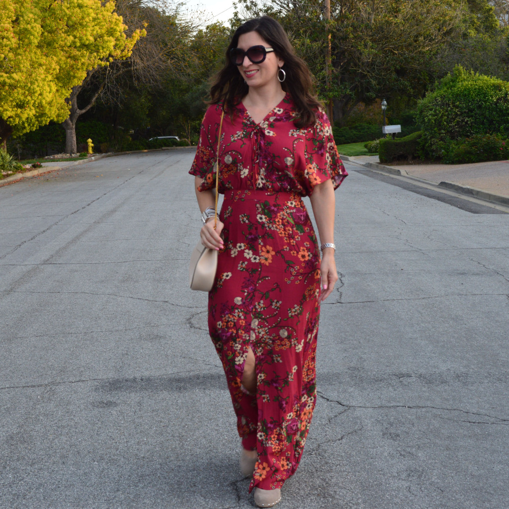Floral maxi dress for spring – Bay Area Fashionista
