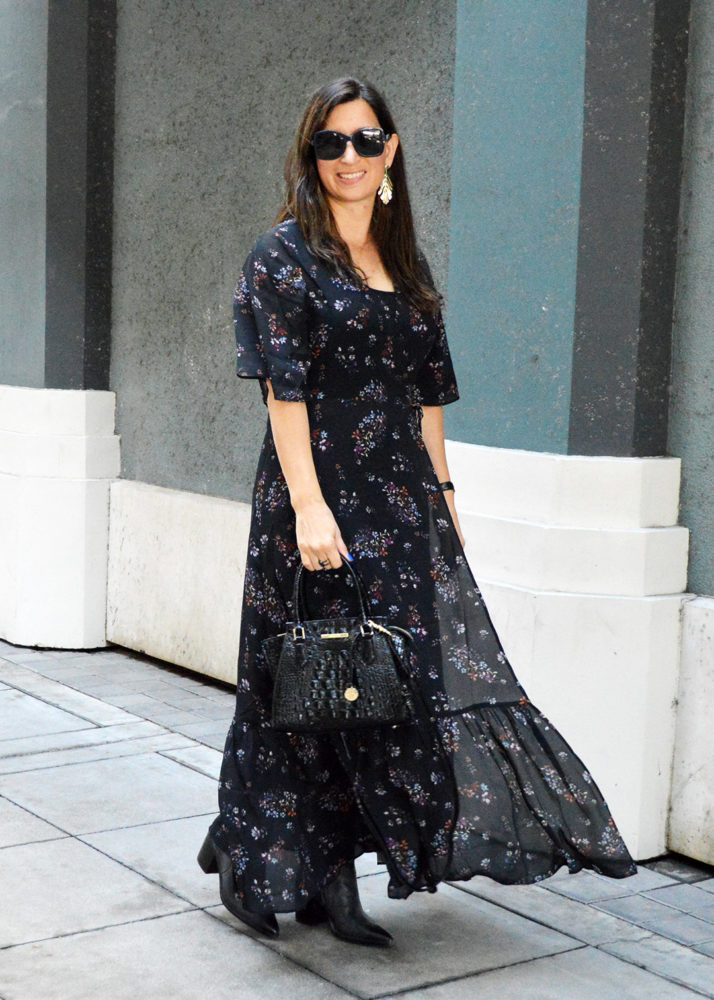 Easy breezy fall floral dress – Bay Area Fashionista