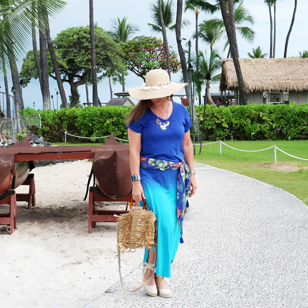 Shades of blue on a Hawaiian summer evening – Bay Area Fashionista