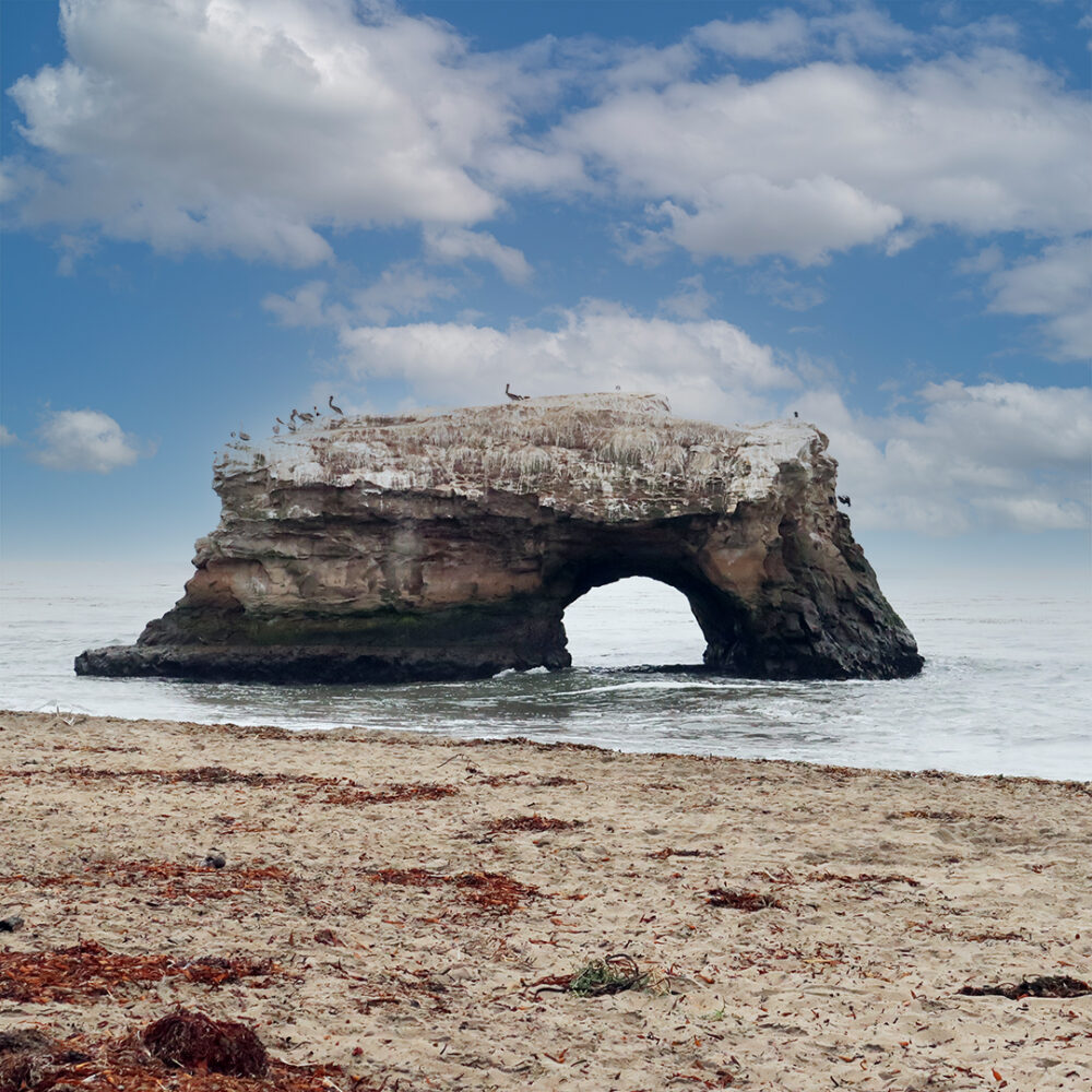 Natural Bridges State Beach sea arch – Bay Area Fashionista