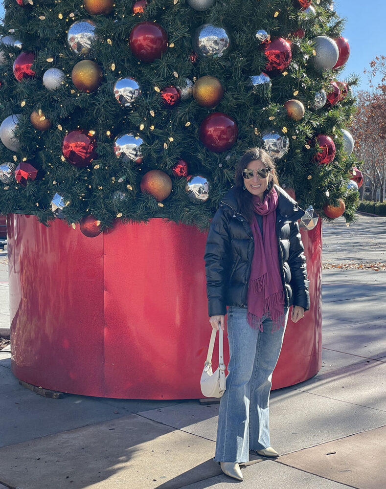Cozy puffy coat and flares – Bay Area Fashionista