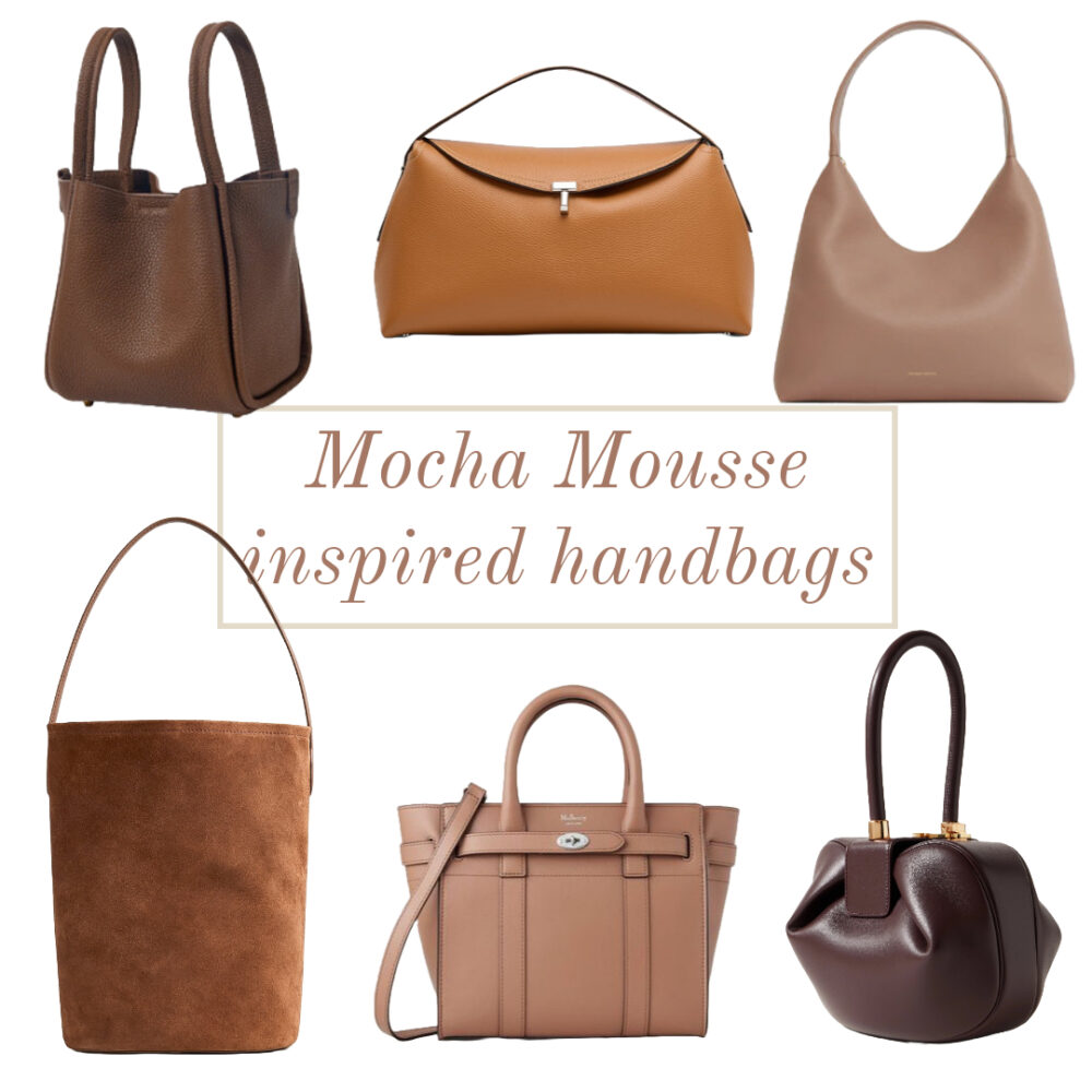 Mocha Mousse inspired handbags – Bay Area Fashionista