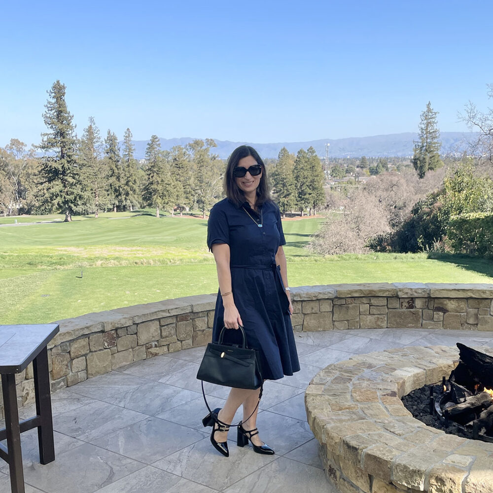 Classic navy shirt dress – Bay Area Fashionista
